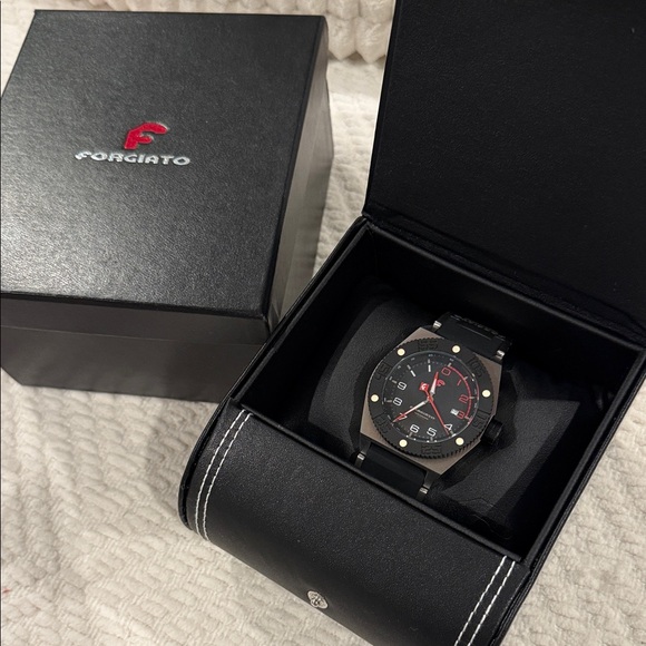forgiato | Accessories | Forgiato Black And Red Watch Rare | Poshmark